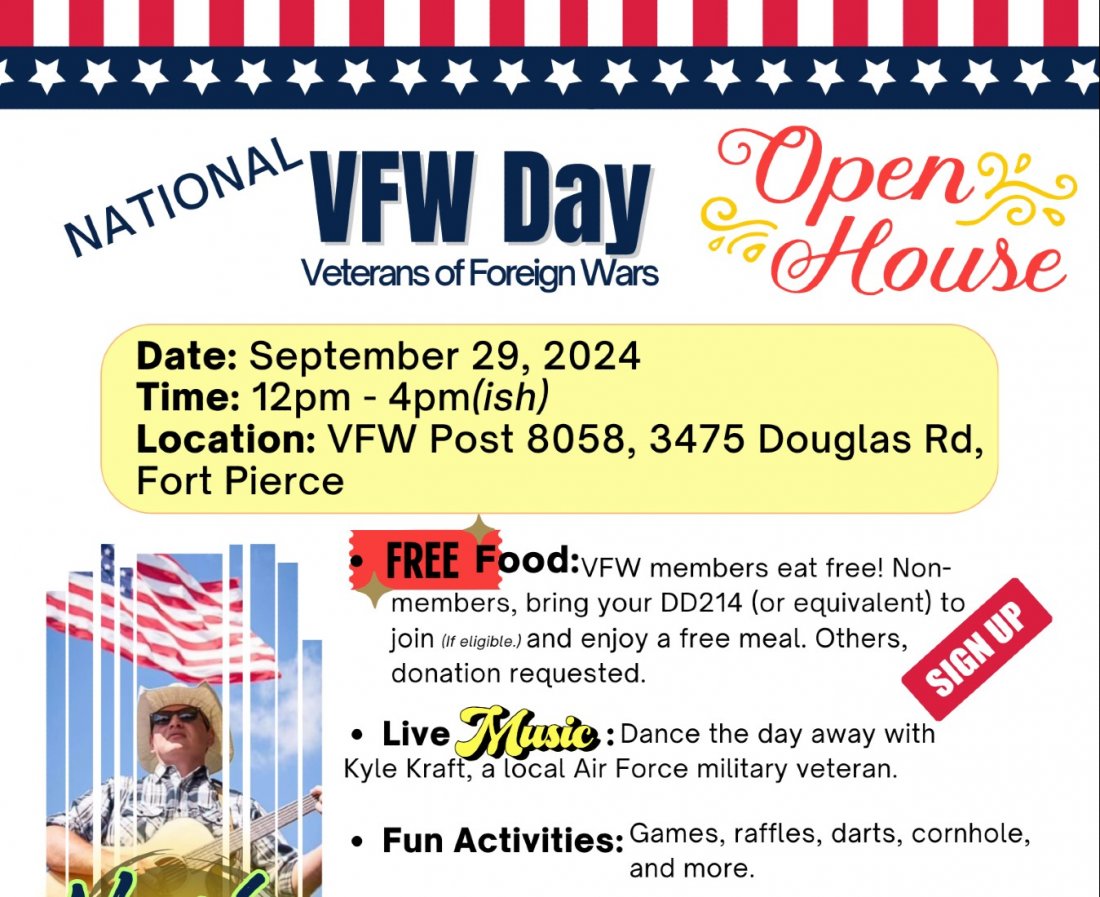National VFW Day, Veterans of Foreign Wars Post 8058, Fort Pierce, 29 ...