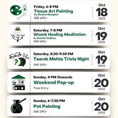 Weekend Events at Crazy Plant Lady Cafe (October 18th,19th, 20th ...