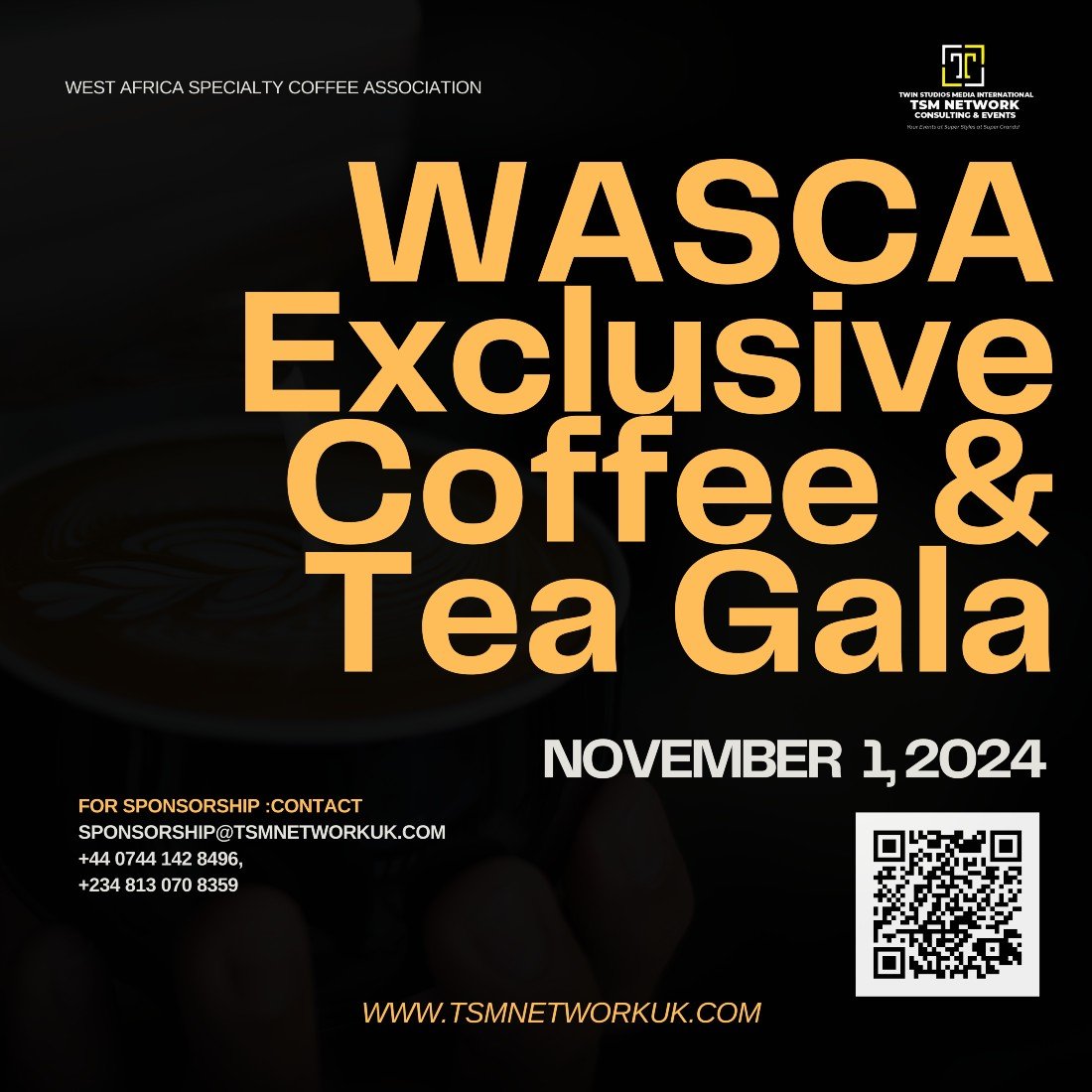 WASCA Exclusive Coffee & Tea Gala, Landmark Event Center lagos, 1 ...