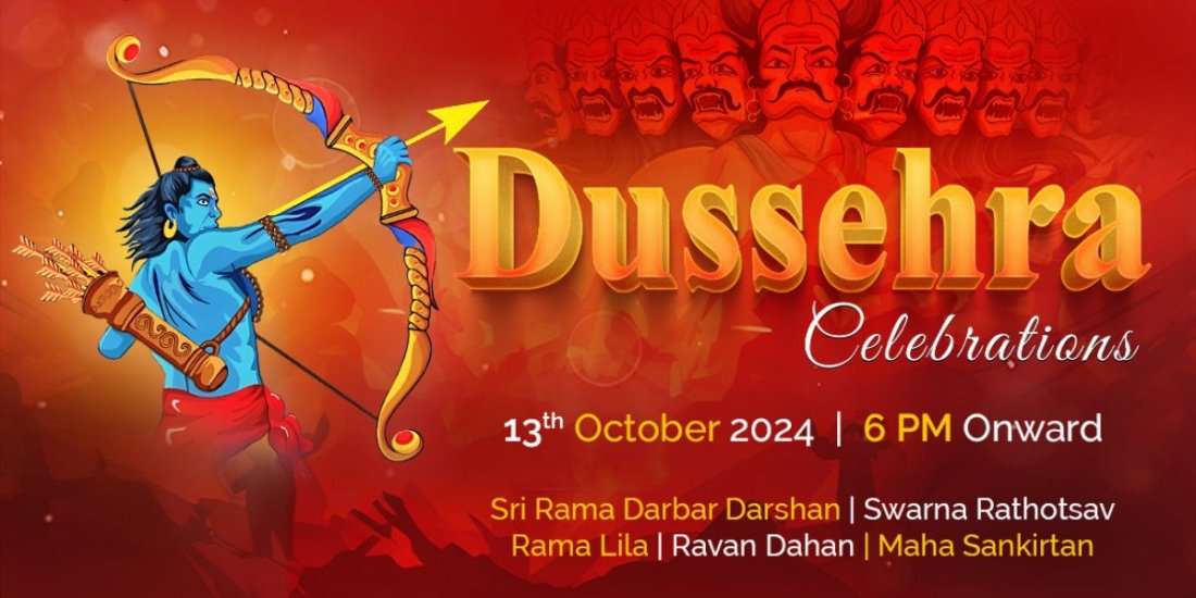 Celebrate Dussehra at Hare Krishna Mandir Ahmedabad, Hare Krishna ...