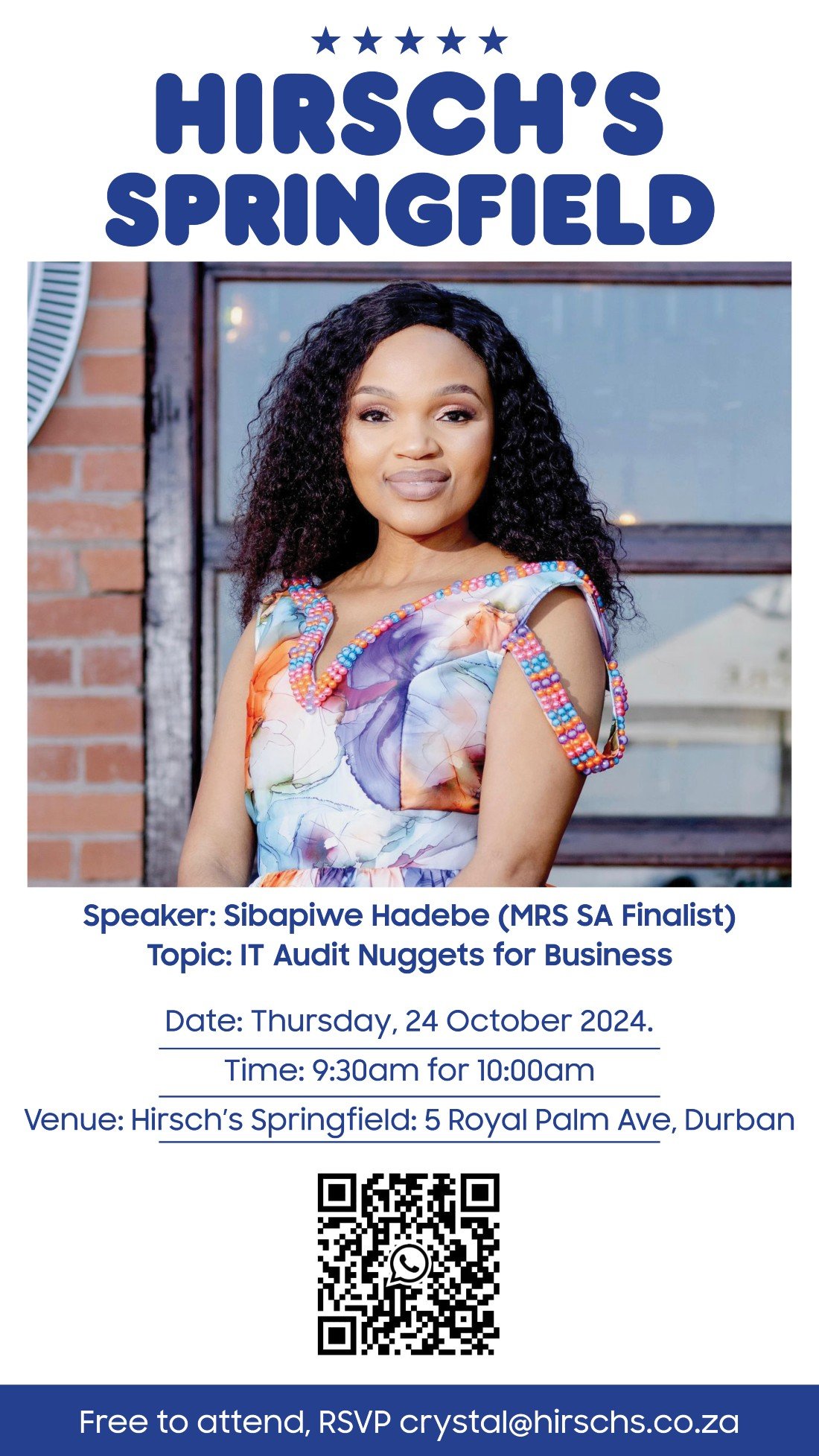 NETWORKING EVENT AT HIRSCHS SPRINGFIELD, Hirsch's Springfield, Durban ...