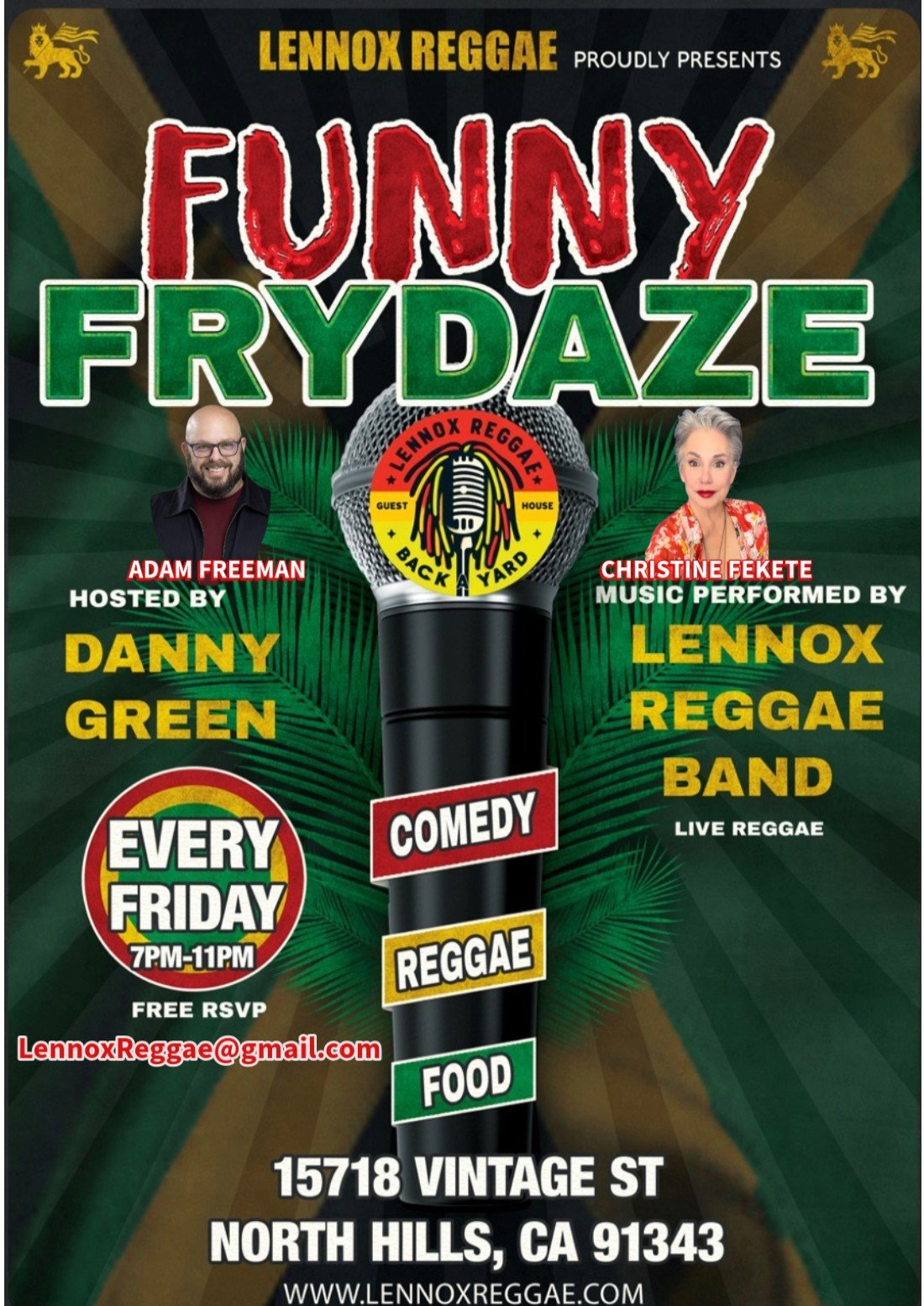 Funny Frydaze and Lennox B live Tickets, Lennox Reggae Back-A-Yard ...
