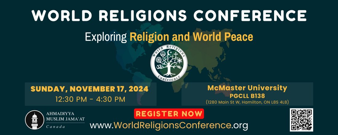 World Religions Conference 2024, McMaster University - Peter George ...
