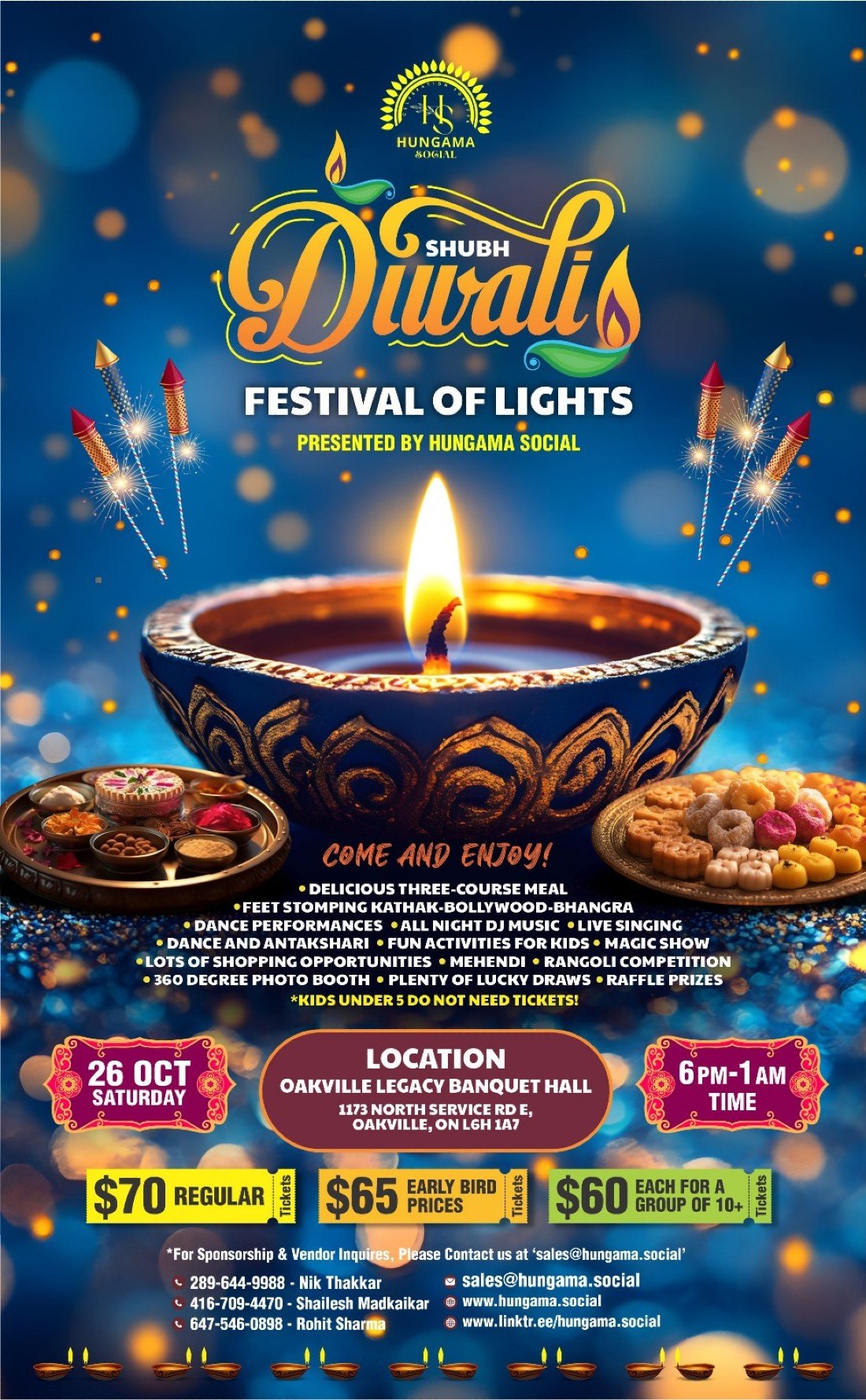 Diwali Extravaganza: A Night of Lights, Dance, and Delight, Oakville ...