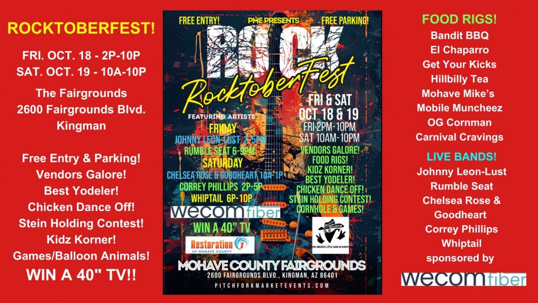 ROCKtoberfest at Mohave County Fairgrounds, Mohave County Fairgrounds ...