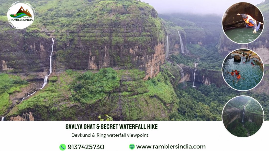 Savlya Ghat & Secret Waterfall Hike, Savlya Ghat View Point(सावळ्या घाट ...