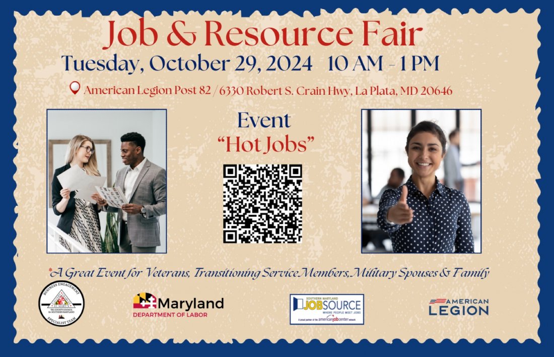 Veterans Job & Resource Fair, American Legion Post 82 - Harry White ...