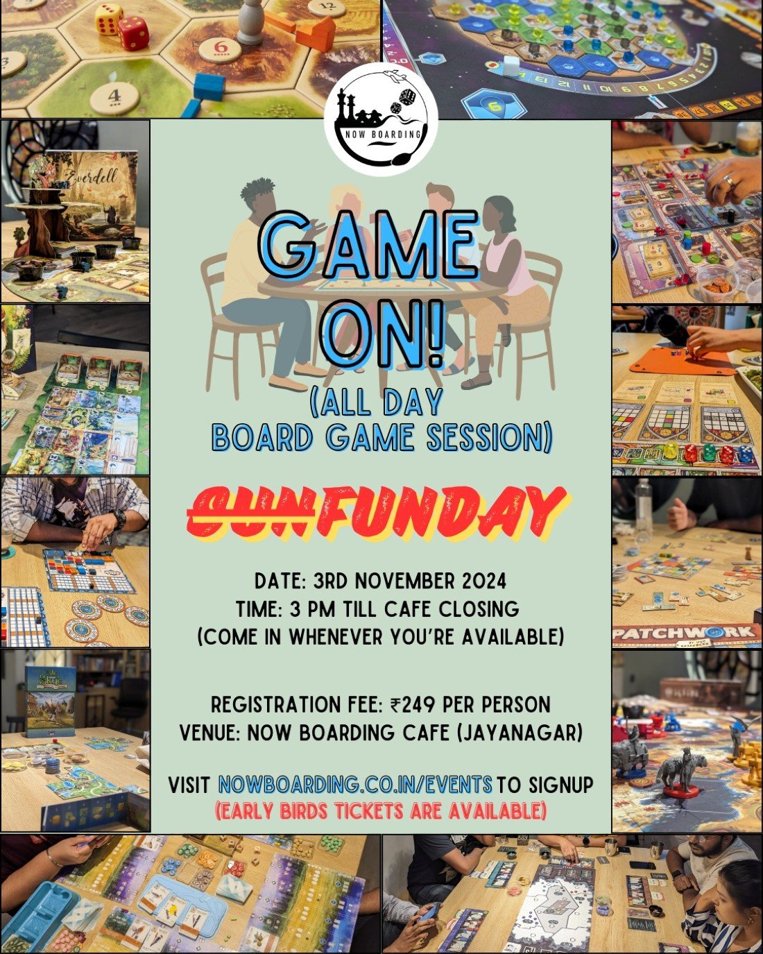 Game On! (All Day Board Game Session), Now Boarding Café (Board Game ...