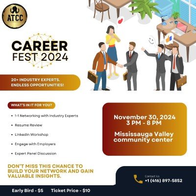 ATCCs Career Fest 2024, Mississauga, ON, Canada, 30 November 2024 ...