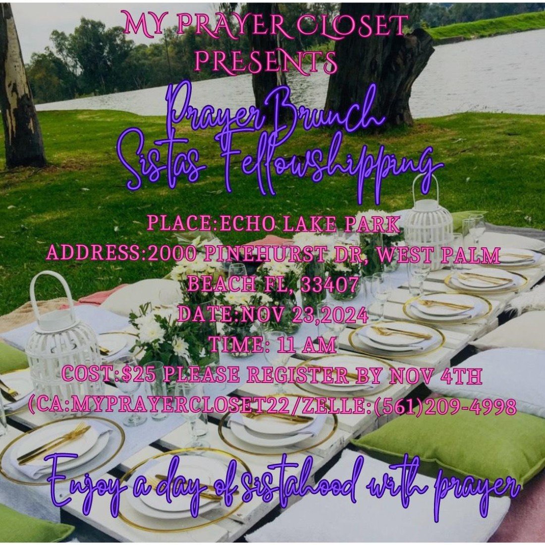 MPC Prayer Brunch, Echo Lake Park, West Palm Beach, 23 November 2024 | AllEvents