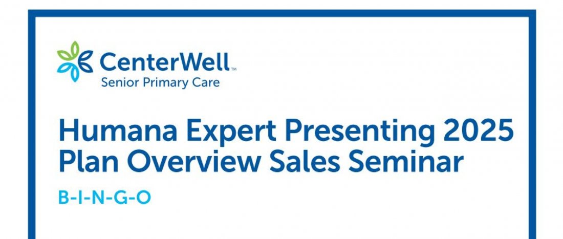 Humana Expert Presenting 2025 Plan Overview Sales Seminar Tickets ...