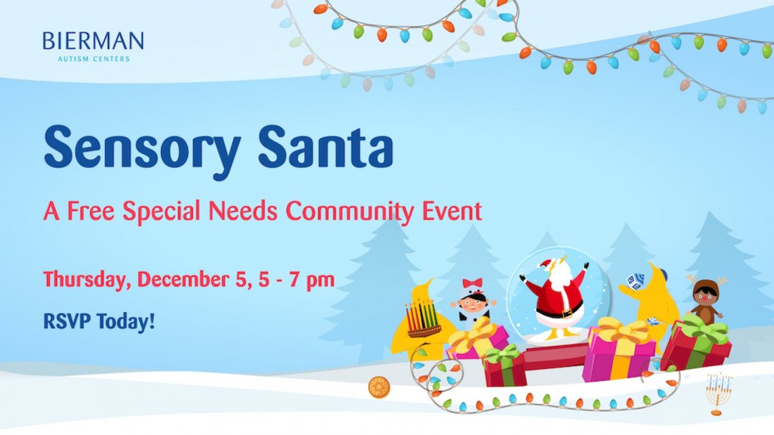 Sensory Santa Event At Bierman Autism Centers In Westfield Bierman
