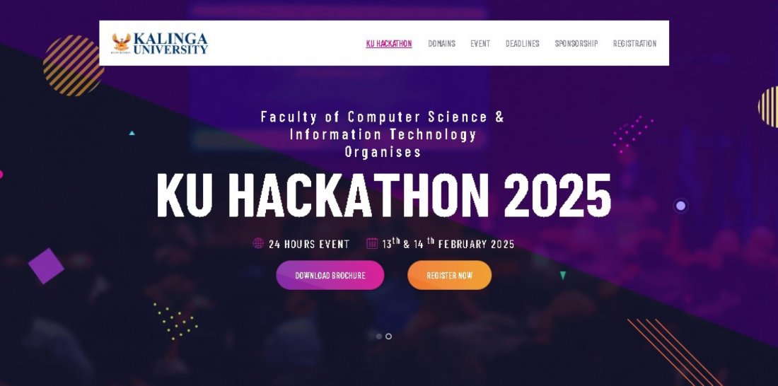 KU Hackathon 2025, Kalinga University, Raipur, 13 February to 14 February | AllEvents