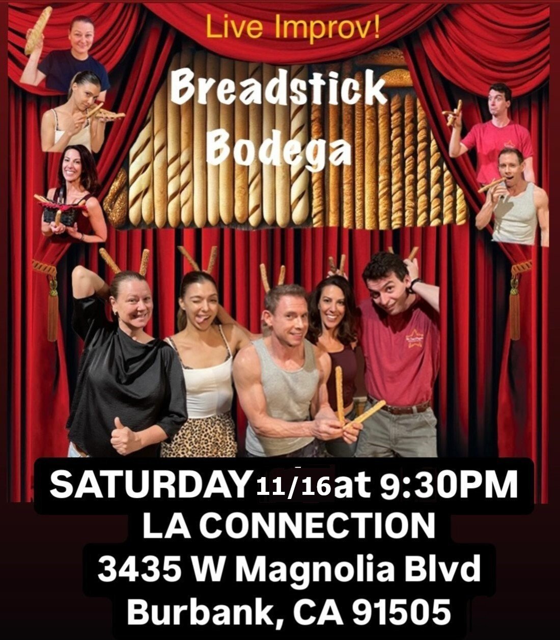 Breadstick Bodega Improv at the LA Connection, L A Connection Comedy ...