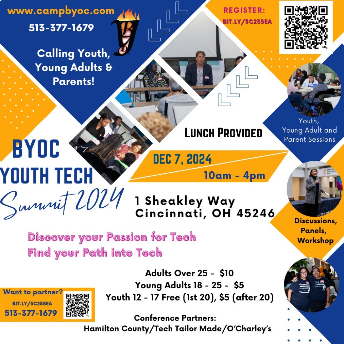 BYOC Youth Tech Summit, Princeton Hill , Cincinnati, 7 December 2024 | AllEvents