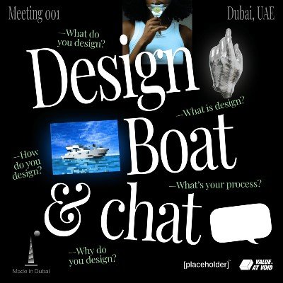 Design, Boat & Chat, Dubai Marina, 13 December 2024 | AllEvents