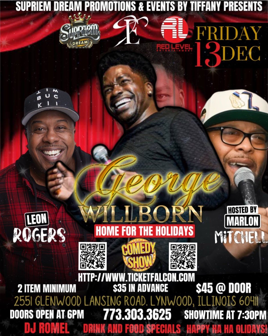 George Willborn Home for the Holidays, Ho, Ho, Ho comedy show!, Events ...