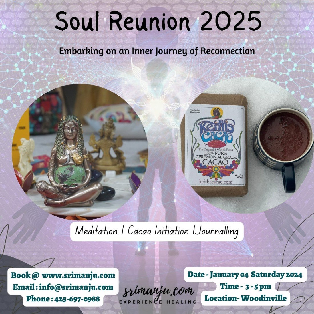 [NEW CEREMONY] Soul Reunion with Cacao Ceremony 2025, Woodinville, WA ...