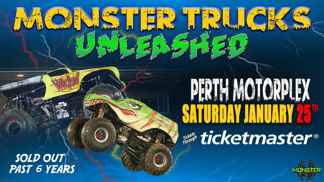 Monster Trucks Unleashed Perth 2025, Perth Motorplex, 25 January 2025 | AllEvents