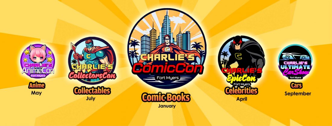 Charlie’s Comic Con 2025, Riverside Community Center , Fort Myers, 11 ...