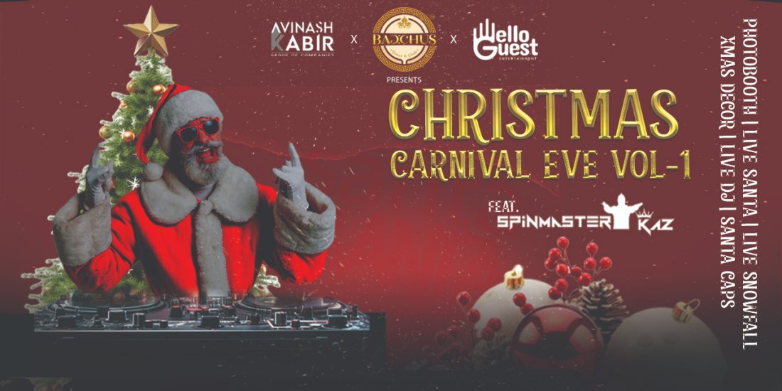 Christmas Carnival Eve, Bacchus - Diner & Club, Pune, 24 December to 25 December | AllEvents