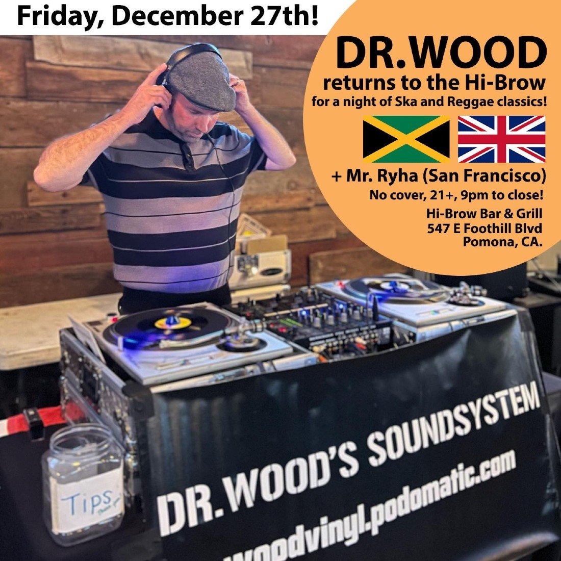 Dr. Wood returns to the Pomona Hi-Brow!, Hi Brow Bar & Grill, Claremont ...