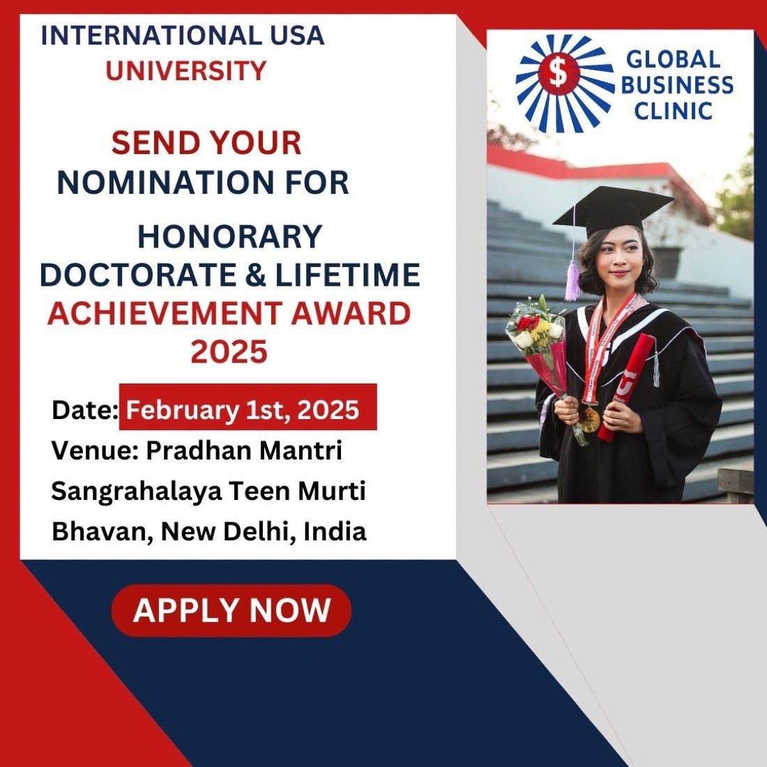 Honorary Doctorate Degree ceremony 2025 From International USA ...