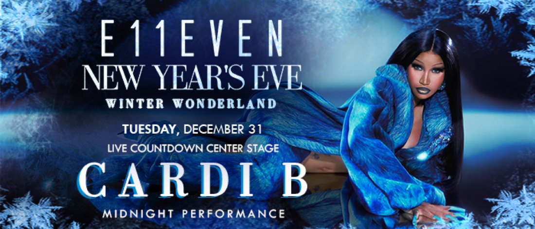 NYE 2025 Cardi B, E11EVEN MIAMI, 31 December to 1 January | AllEvents