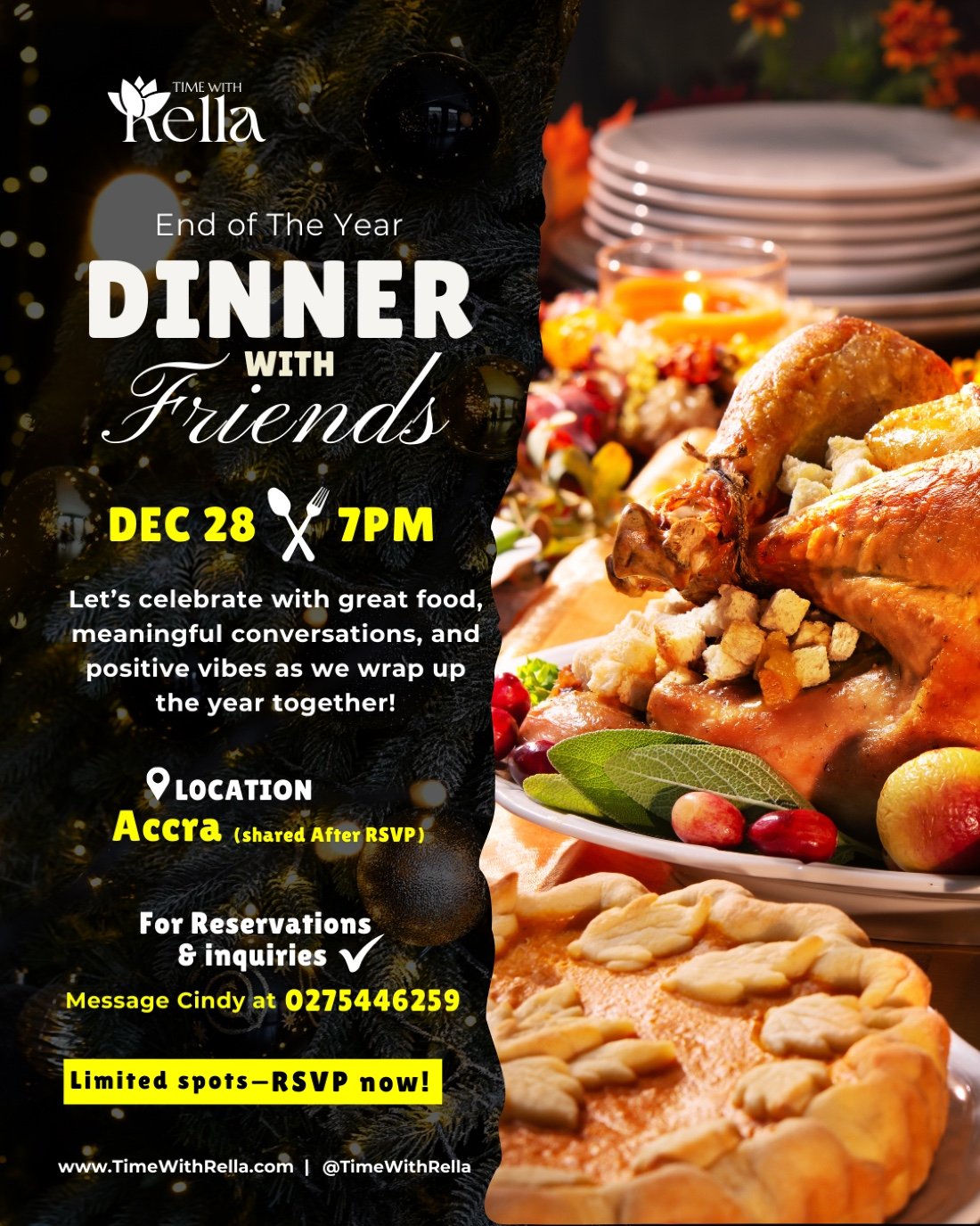 Dinner With Friends , Accra, 28 December 2024 | AllEvents