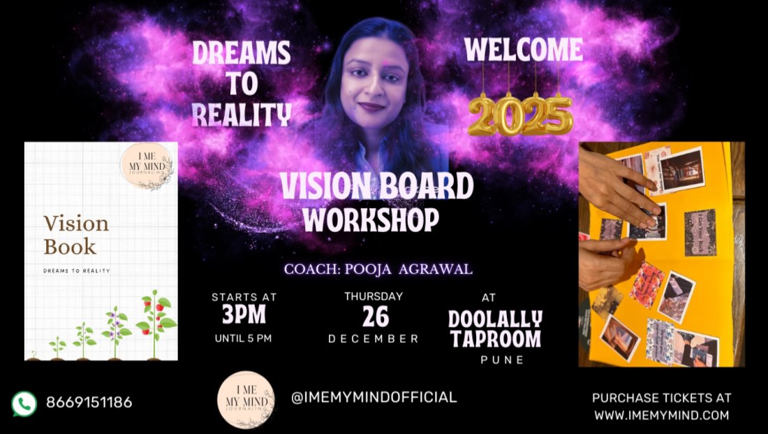 Vision Board making, Doolally Taproom - Koregaon Park, Mundhwa Road, Koregaon Park Annexe ...