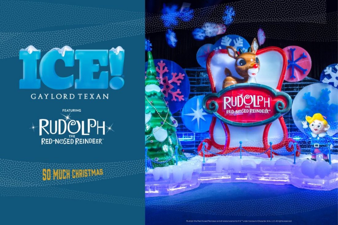 ICE! Featuring Rudolph the Red Nosed Reindeer , Gaylord Texan Resort ...