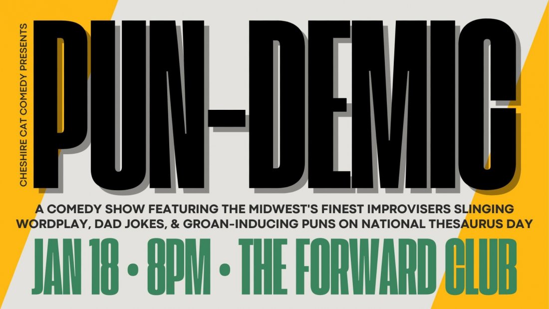 PUN-DEMIC: A Comedy Show, The Forward Club, Madison, 18 January 2025 ...