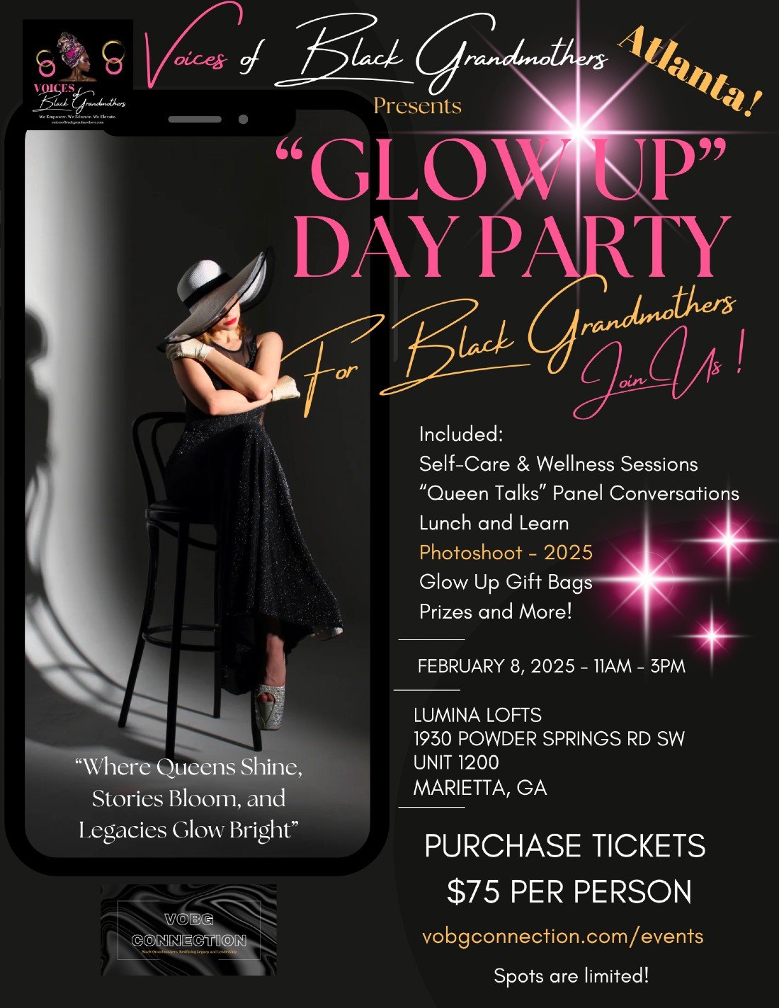 Glow Up Day Party For Black Grandmothers - All ages! Tickets, 1930 ...