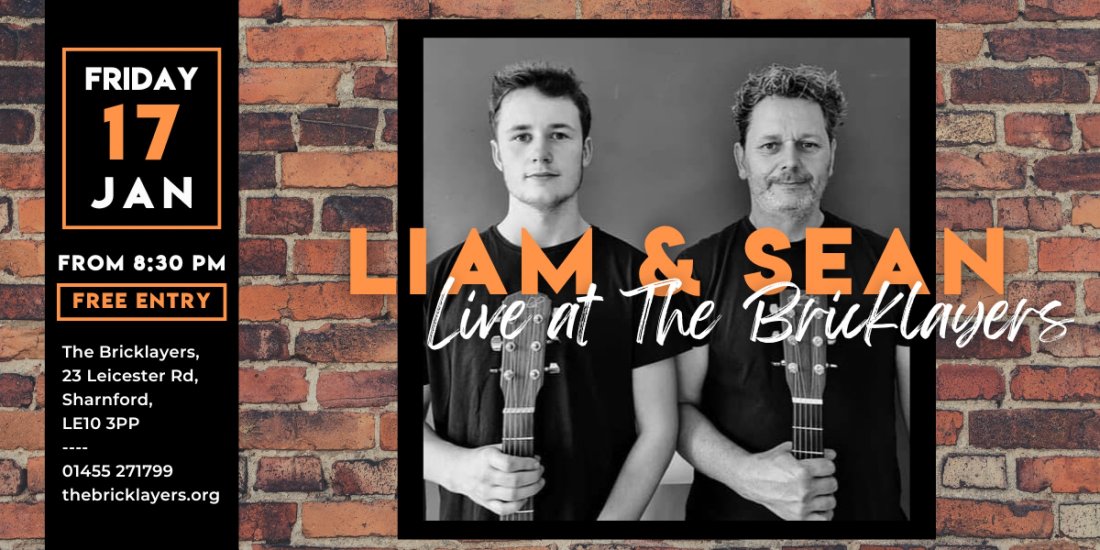 Liam & Sean at The Bricklayers, The Bricklayers, 23 Leicester Road ...