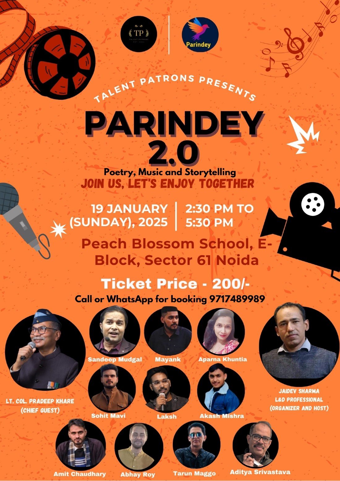 Parindey - Poetry, Music, Storytelling, Peach Blossom School, Noida, 19 ...