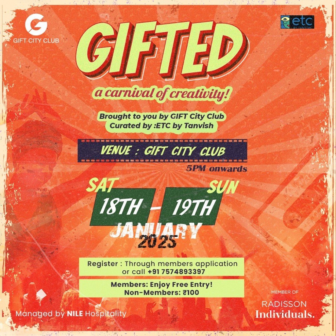 GIFTED a Carinval of Creativity, Gift City Club, a member of Radisson ...