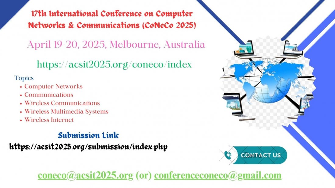 17th International Conference on Computer Networks & Communications ...