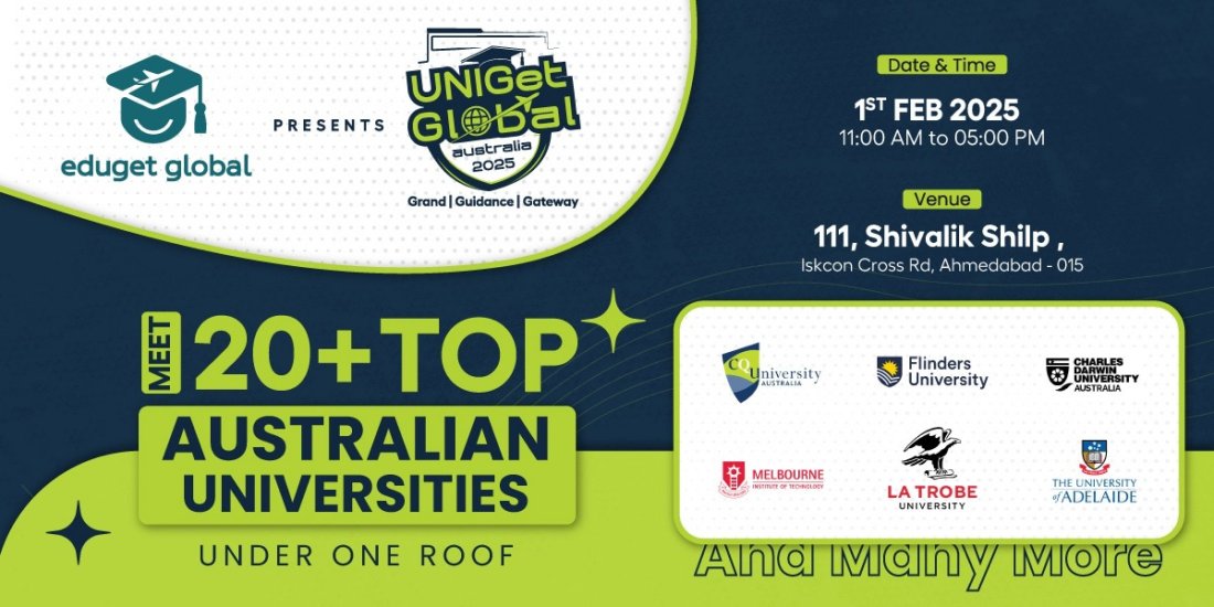 AUSTRALIA UNIGET GLOBAL 2025 - Meet 20+ Australian Universities Under One Roof, Eduget Global ...