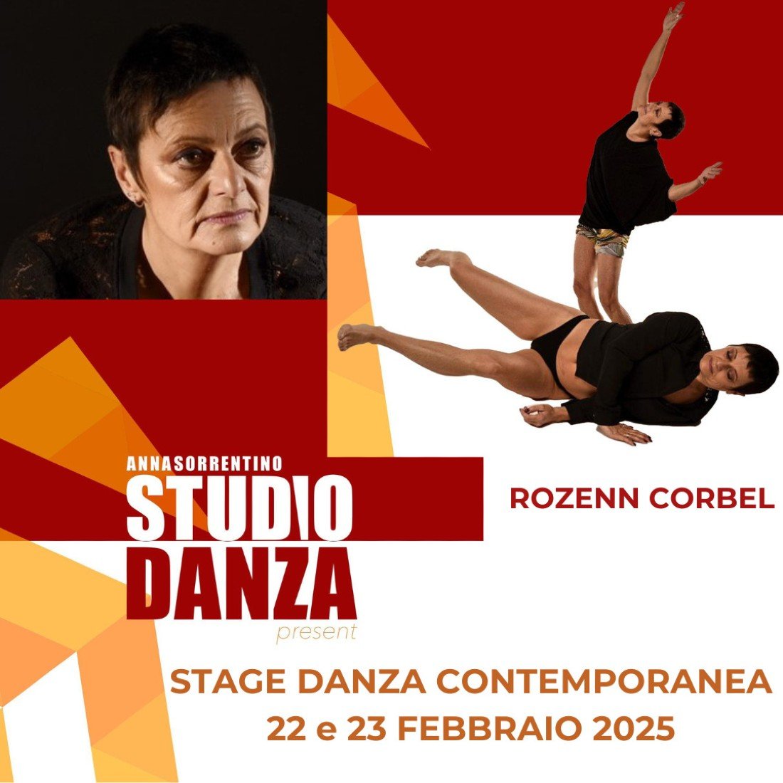 Stage Danza Contemporanea con la coreografa Rozenn Corbel da Anna Sorrentino Studio Danza Napoli ...