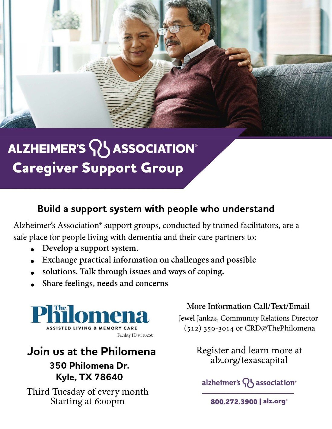 Monthly Alzheimer’s Support Group, The Philomena, Kyle, 28 January 2025 ...
