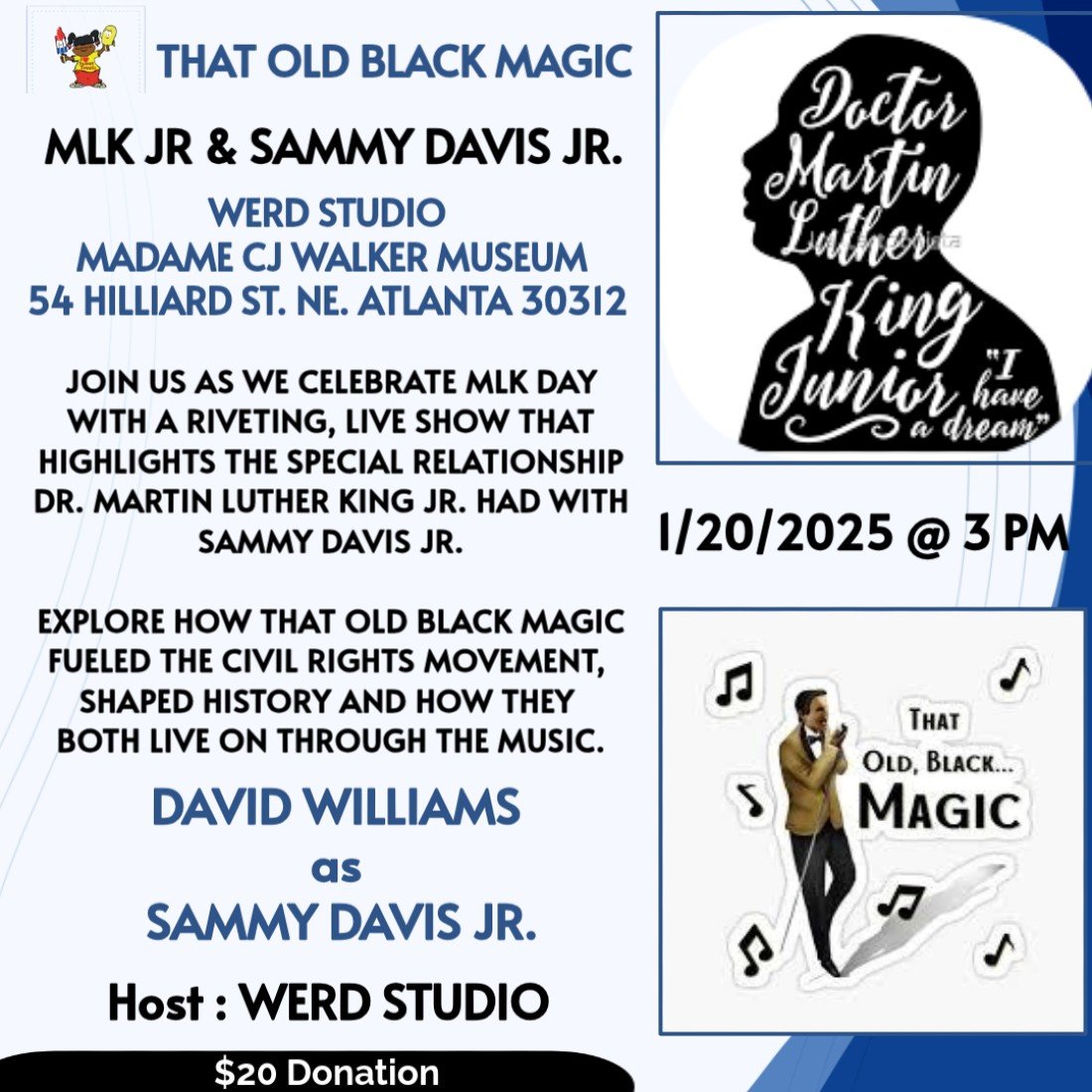 I Have a Dream - MLK Celebration Tickets, WERD STUDIO , Atlanta, 20 ...