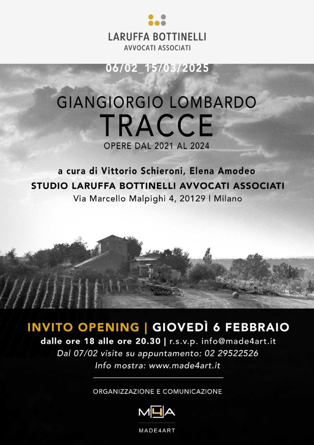 Giangiorgio Lombardo. TRACCE. Opere dal 2021 al 2024, Laruffa ...