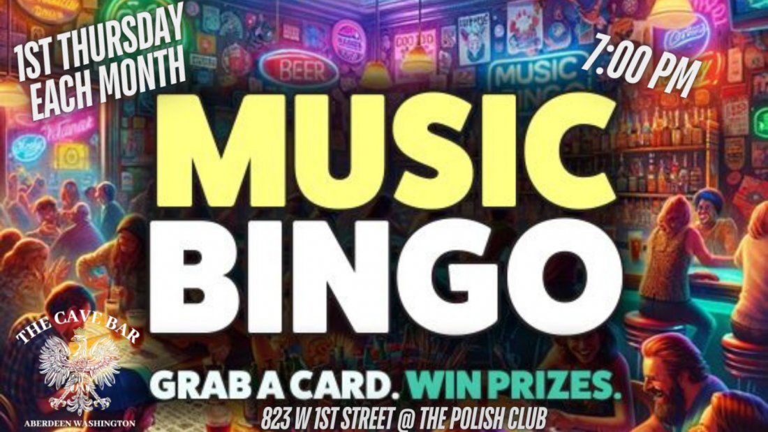 Monthly Music Bingo Tickets, The Cave Bar at The Polish Club, Aberdeen ...