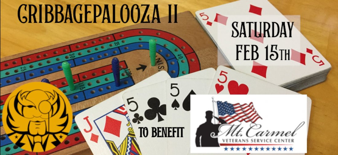 CRIBBAGEPALOOZA II Charity Cribbage Night, Mt. Carmel Veterans Service ...