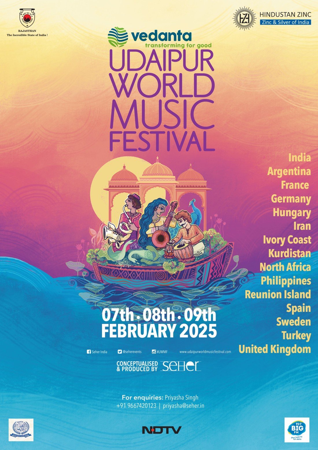 Vedanta Udaipur World Music Festival (Entry is Free), Udaipur | AllEvents