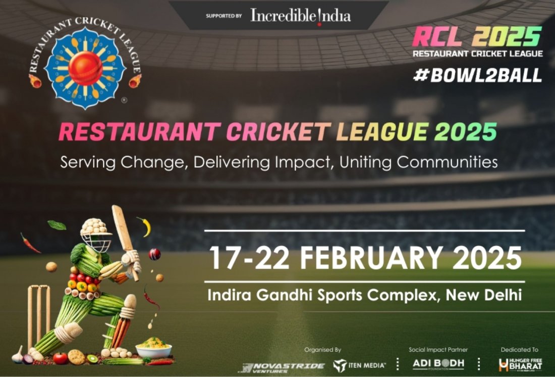 RCL India | Restaurant Cricket League 2025 , Indira Gandhi Sports ...