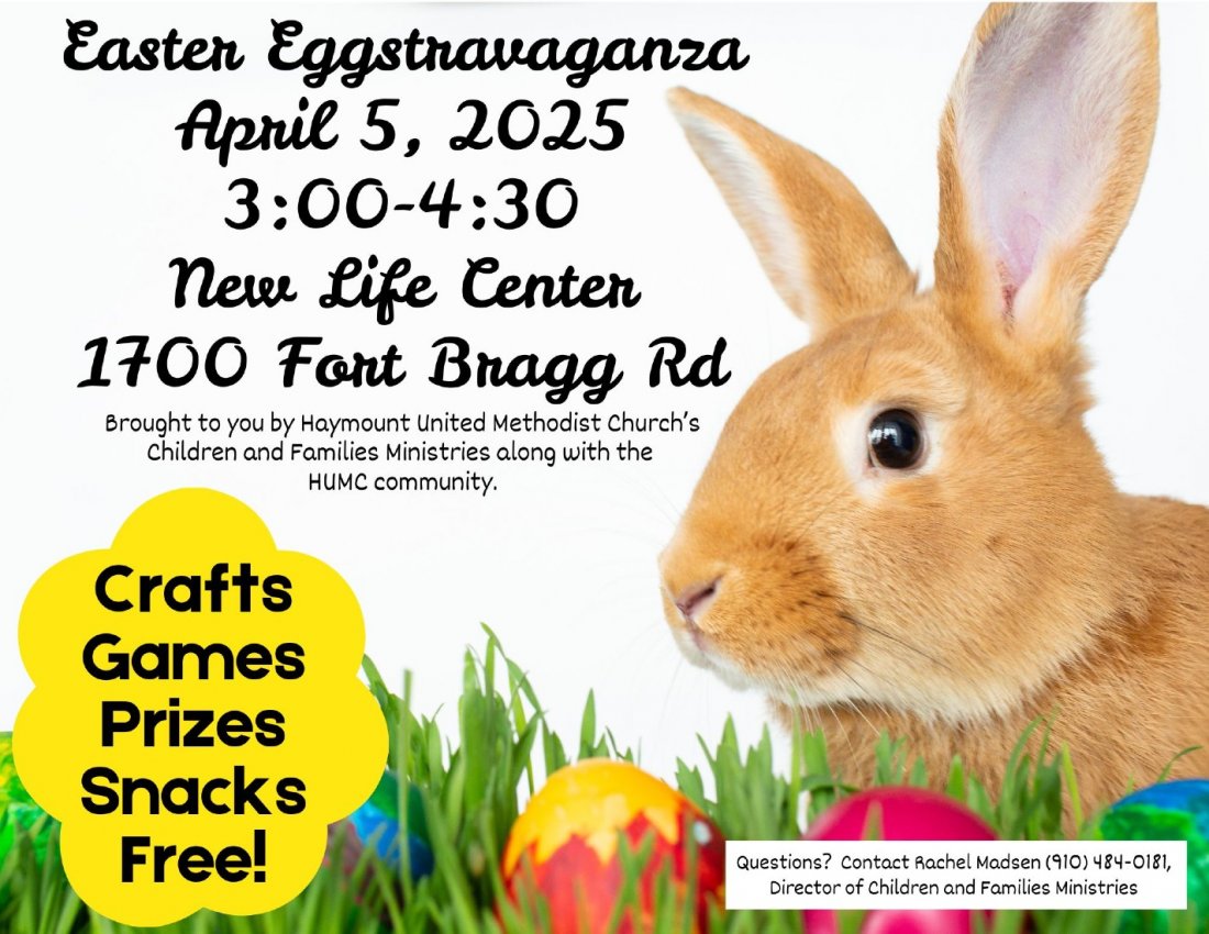 HUMC Easter Eggstravaganza, Haymount United Methodist Church ...