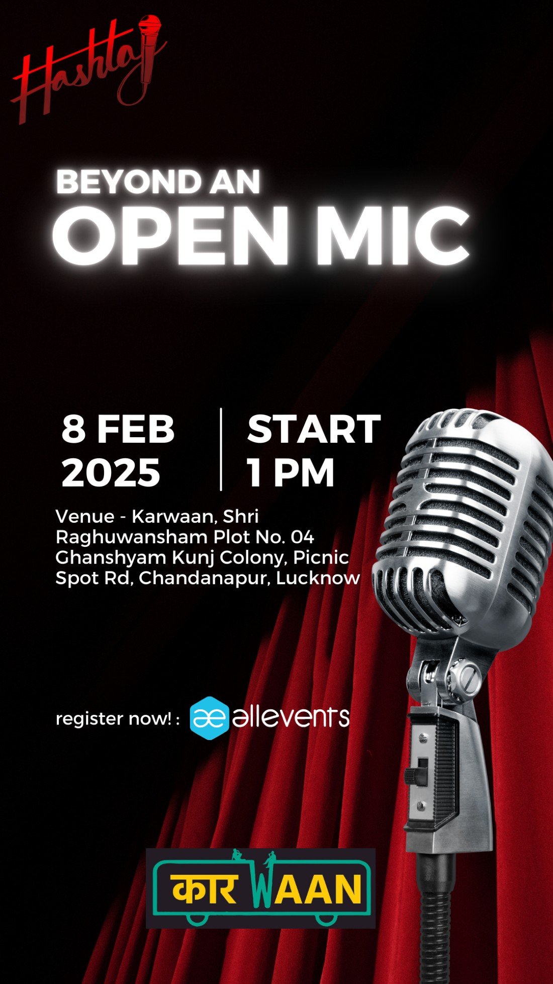 Byond An Open Mic, KARWAAN STUDIO (OPEN MIC), Lucknow, 8 February 2025 ...