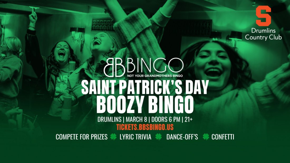 BBs Bingo Presents: Saint Patricks Day Boozy Bingo, Drumlins Country ...