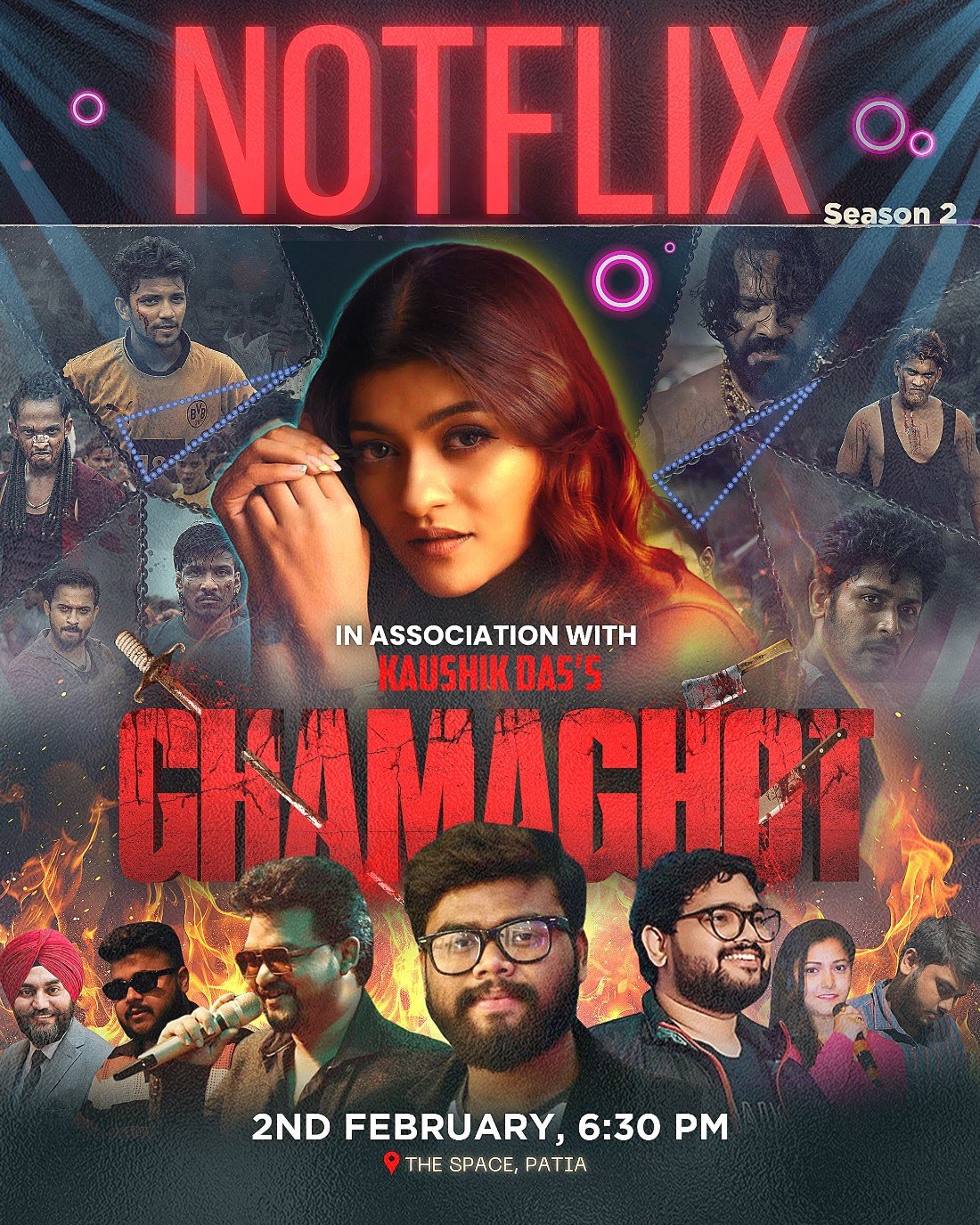 Notflix Season 2 Episode 1, THE SPACE, Hotel Kanchan, behind Sai international school, Patia ...